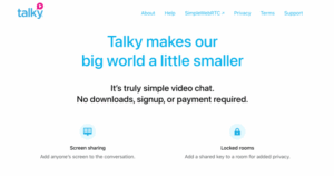 Talky: A New Platform for a Brand New Social Experience